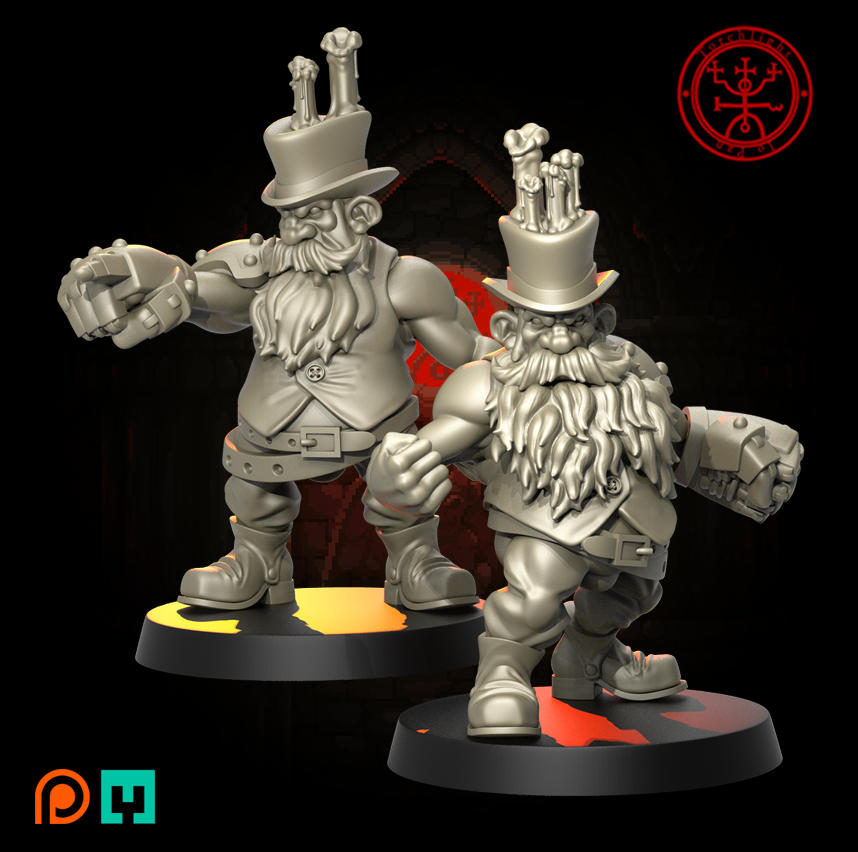 Fantasy Football Dwarf Team 'The SEWER guard' by Torchlight – DiceVillage